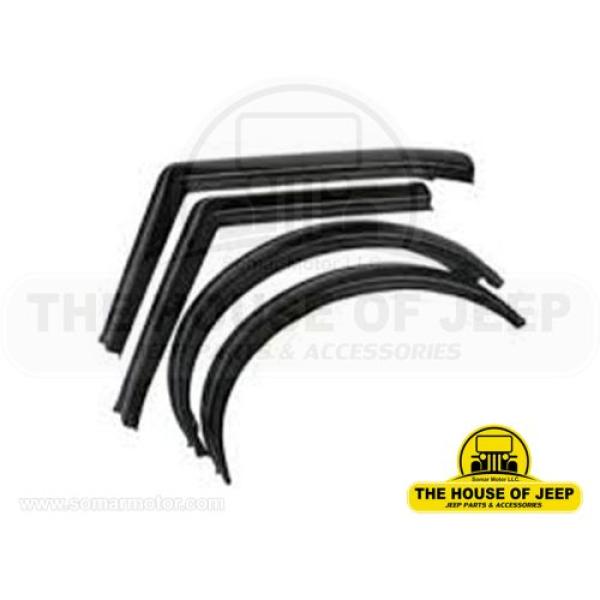 Flat Fender Flare Kit 1941-1964 Jeep MB GPW CJ2A CJ3A CJ3B M38 | Somar ...