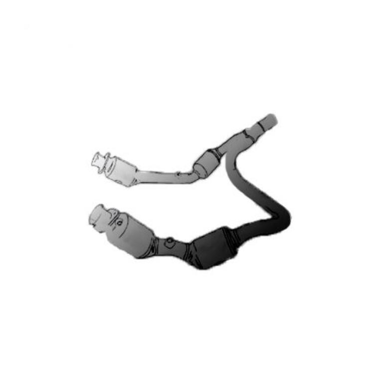 Diagram Exhaust Parts Wrangler JK