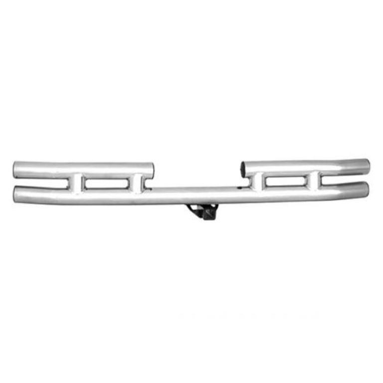 Tubular Rear Bumper With Hitch Stainless Steel 2007-2017 Jeep Wrangler ...