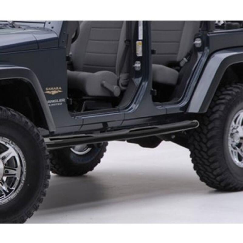 3" Sure Step Side Bars Pair Textured Black 2007-2016 Jeep Wrangler ...