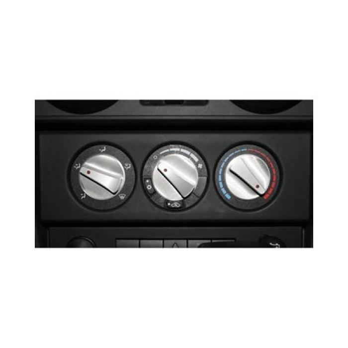 ALUMINUM CLIMATE CONTROL KNOB SET RED 07-10 JEEP WRANGLER JK - Somar ...
