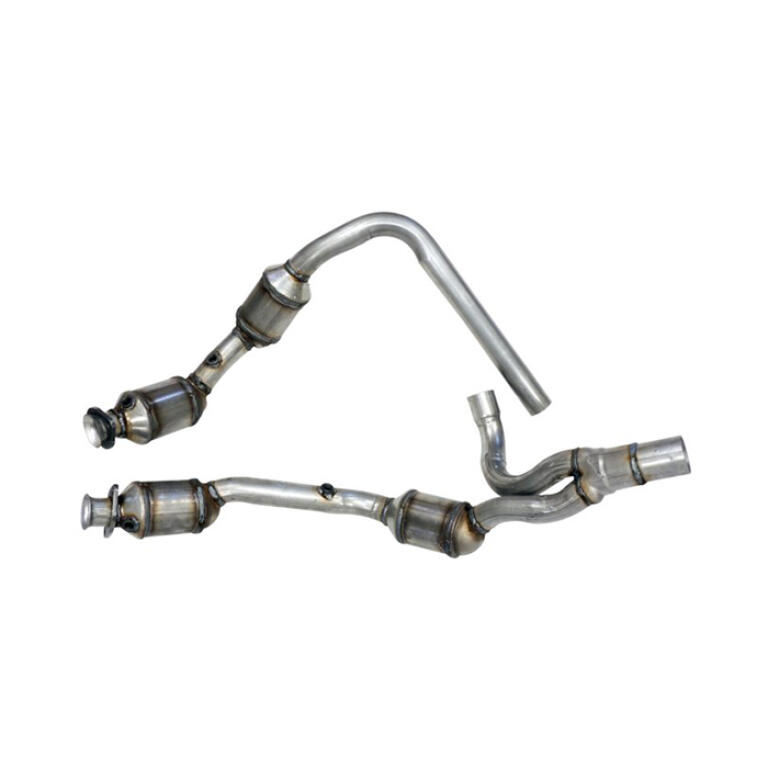 Front Exhaust Pipe With 4 Catalytic Converters For 07-09 Jeep Wrangler ...