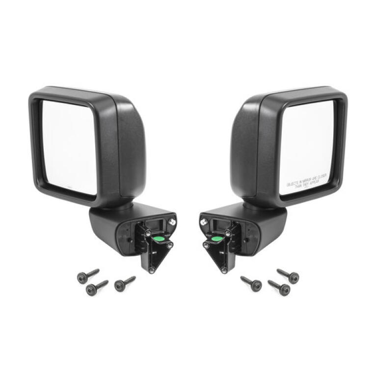 Manual Mirror Pair For Jeep Wrangler JL And Gladiator JT 2018-2025 ...