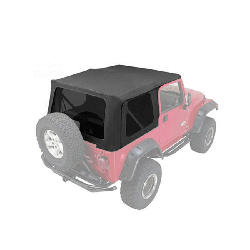 Complete Soft Top Kit with Tinted Windows for Jeep TJ 97-06 - Somar 4X4 ...