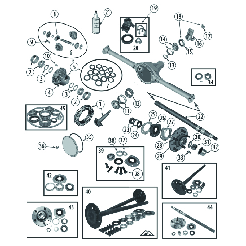 Jeep CJ5 (1976-1983) -Axles & Differentials