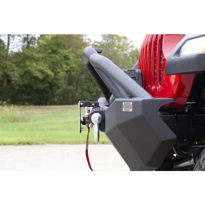 Hawse Fairlead License Plate Mount For 07-18 Jeep Wrangler JK - Jeep ...