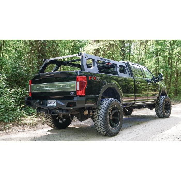 Overland Adjustable Rack System in Bare Steel for 20-23 Jeep Gladiator ...