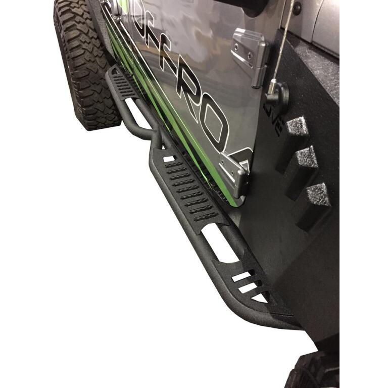 Rock Slider Steps For Jeep Wrangler JK 2007-2018 Unlimited 4-Door ...