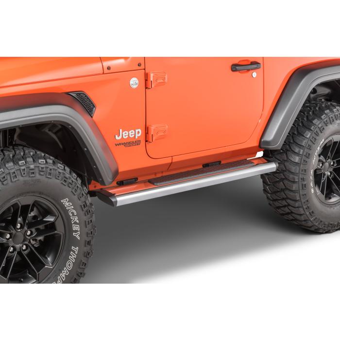 Tubular Side Steps, Chrome For Jeep Wrangler JL 2018-2023 - Jeep ...