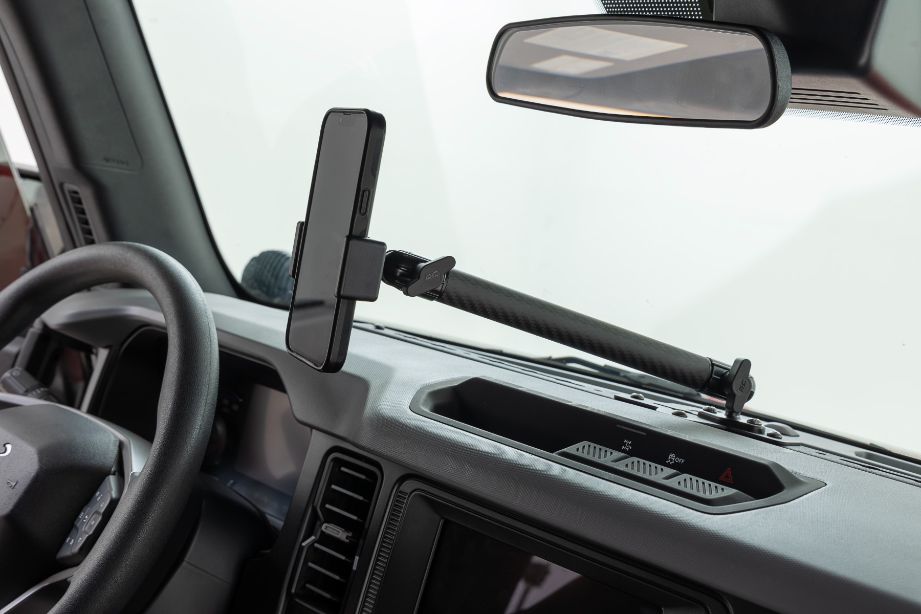 Dash Mount 8" Clamp Mount Kit For Ford Bronco 4WD 2021-2024 | Somar 4X4 - The House Of Jeep